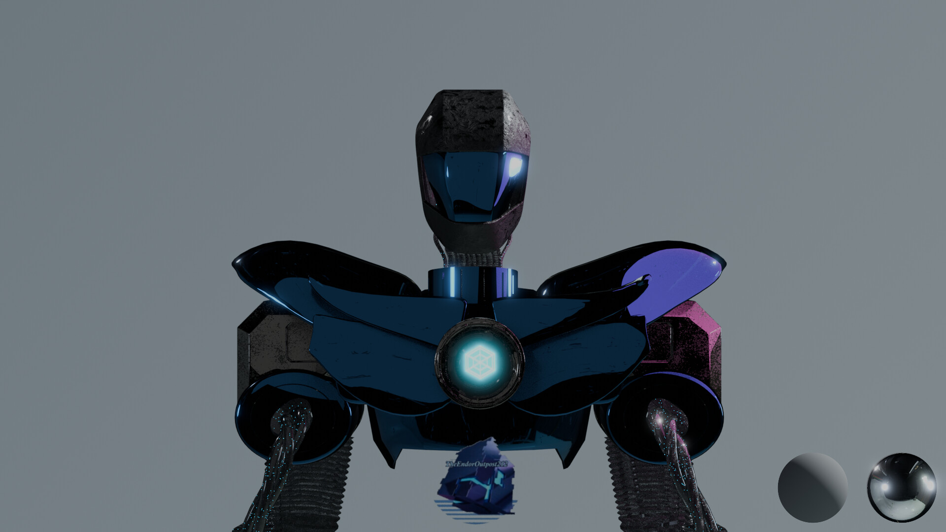 ArtStation - Blender 3D: Mecha Concept 3 WIP