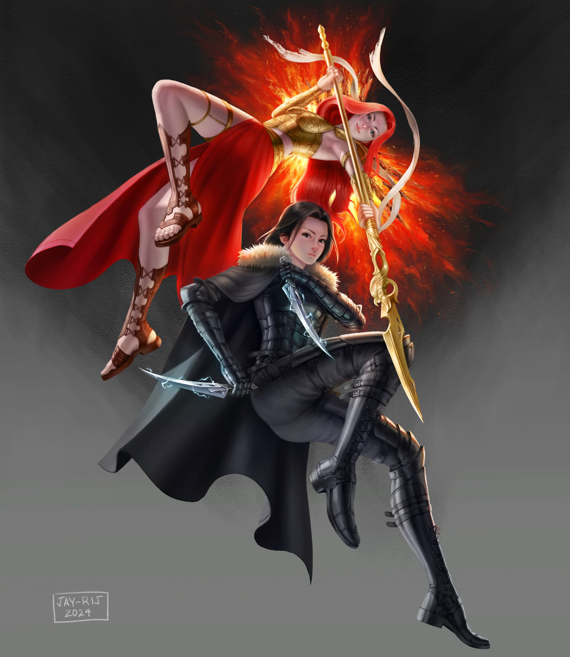 Jay-Ar - Helena and Violet(commissioned art)