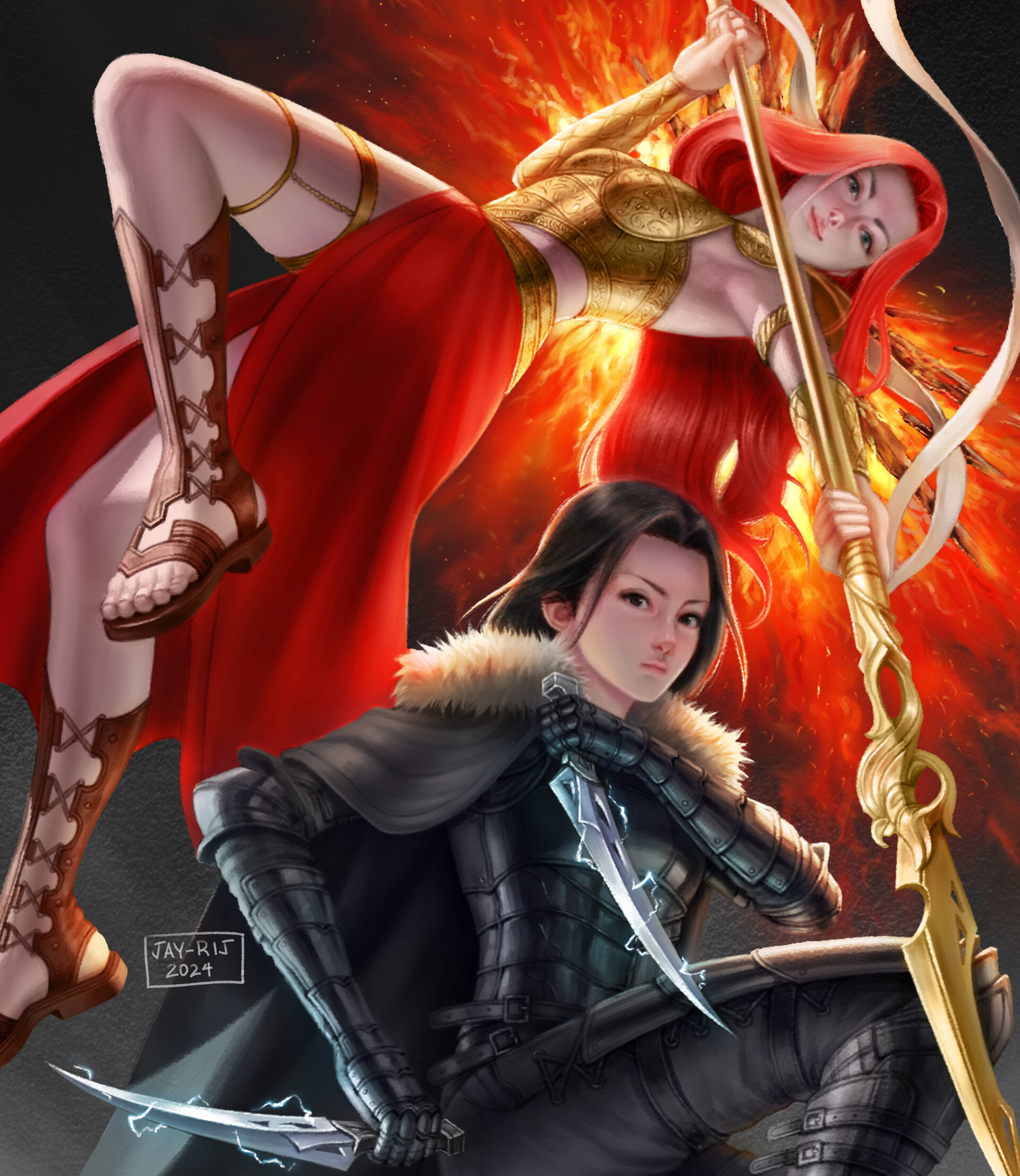 Jay-Ar - Helena and Violet(commissioned art)