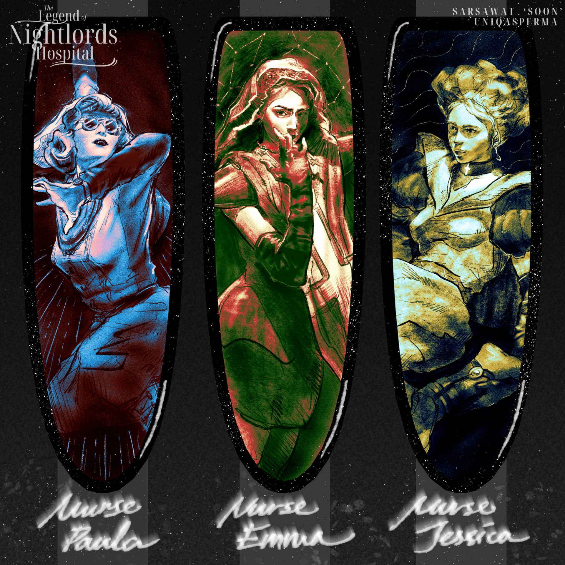 ArtStation - Nurse Character Designs