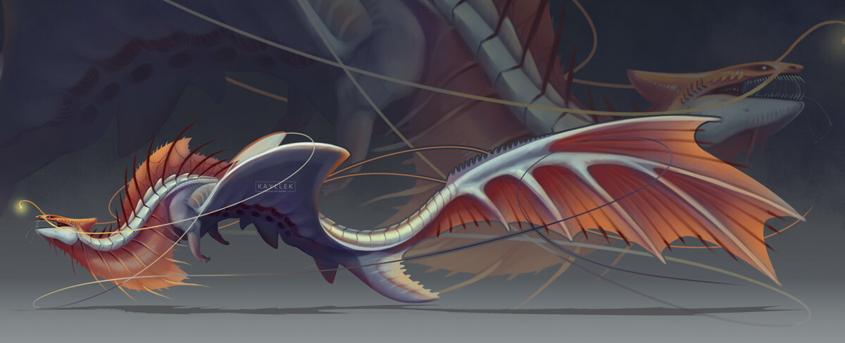 ArtStation - Sea dragon