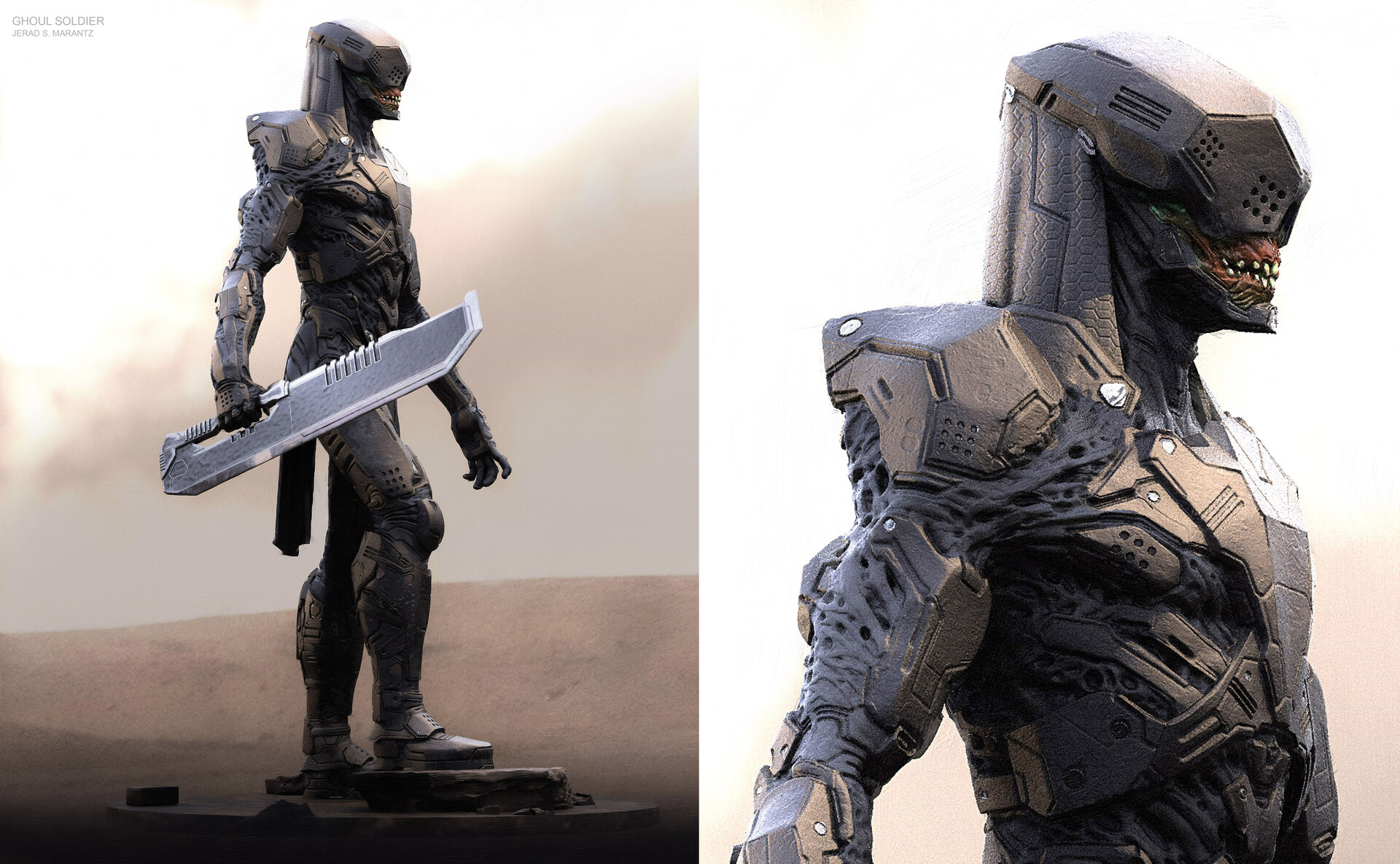 ArtStation - GHOUL SOLDIER