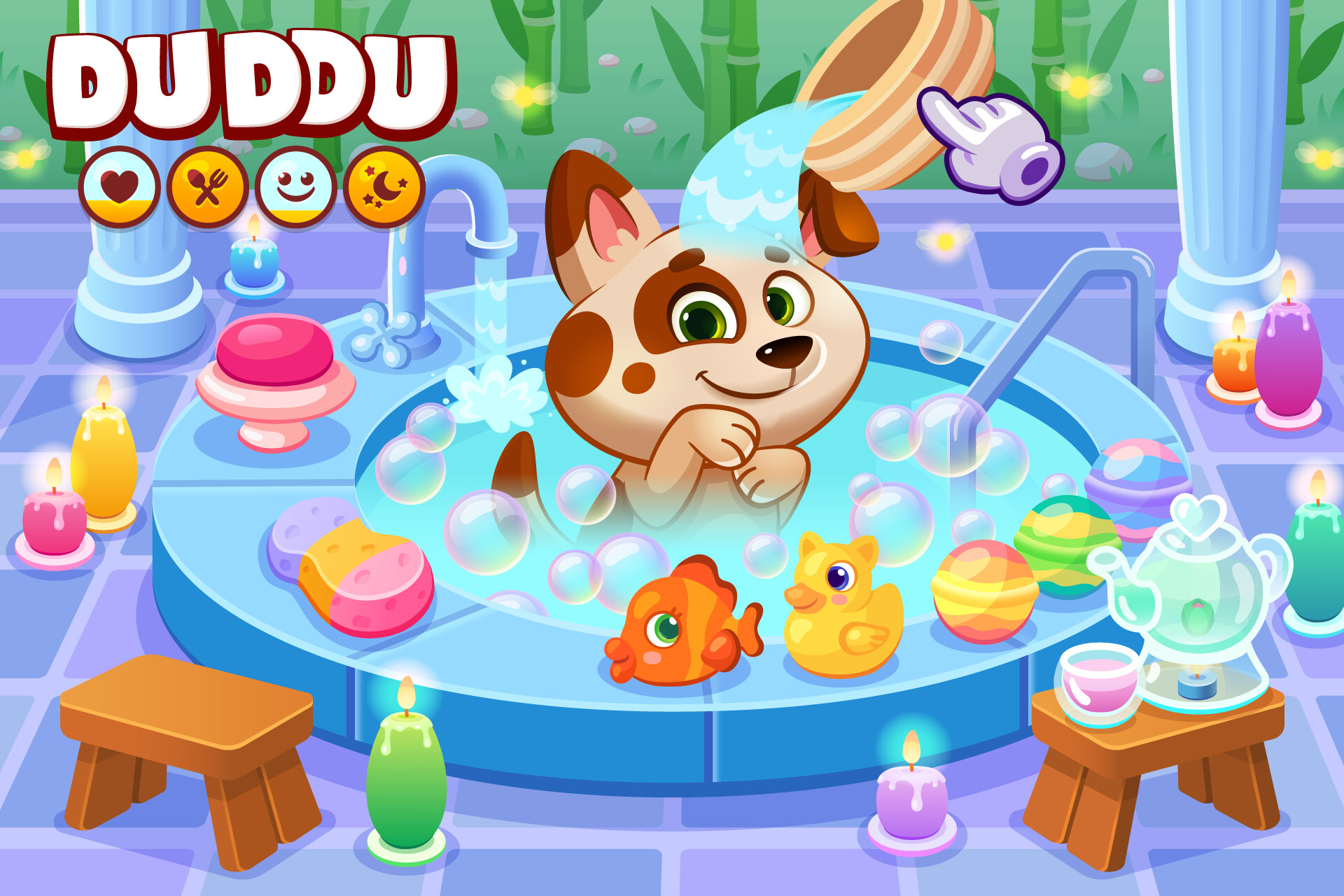 Teja Gerkman - Duddu Spa: pretend play pool room and smoothie maker