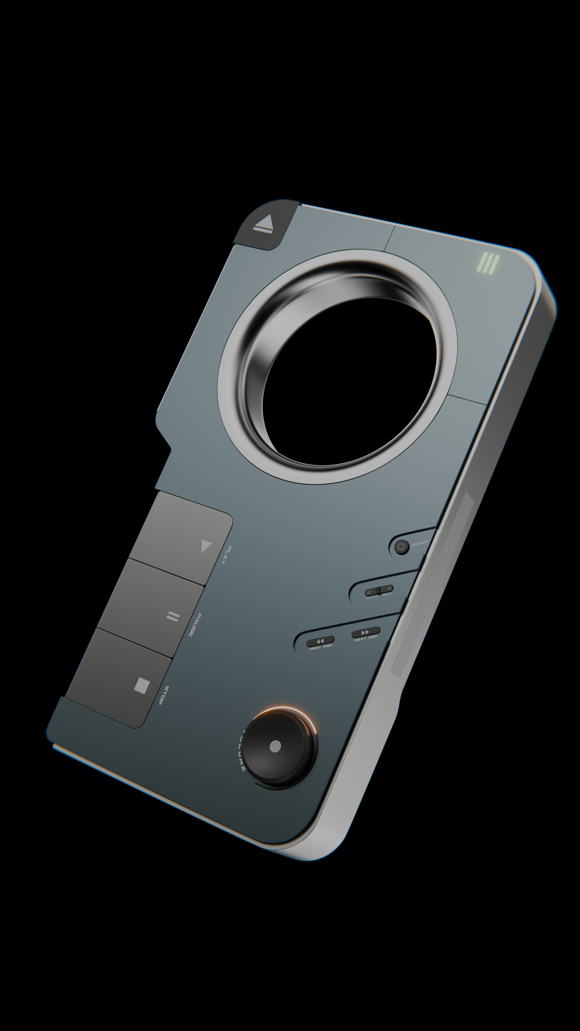 ArtStation - Futuristic CD Player