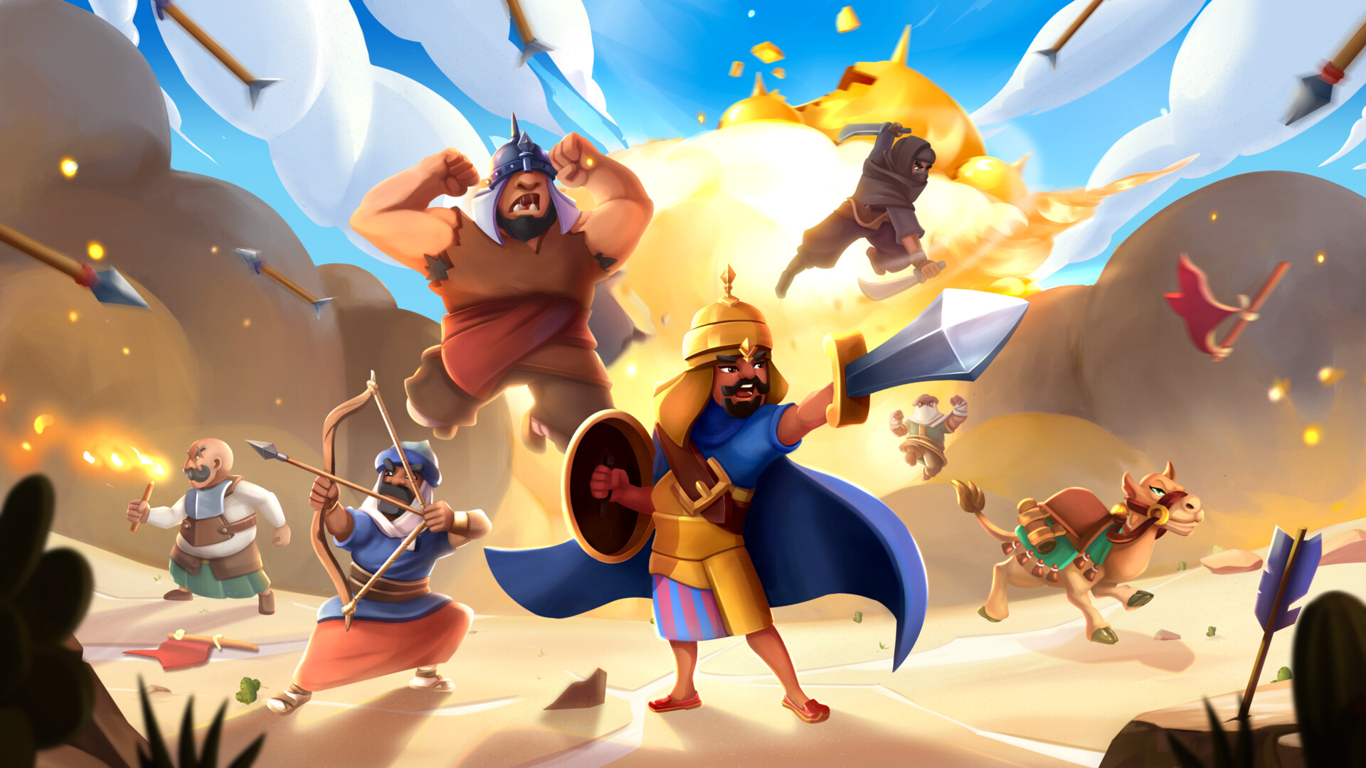 ArtStation - Antara Raiders & Royals Splash