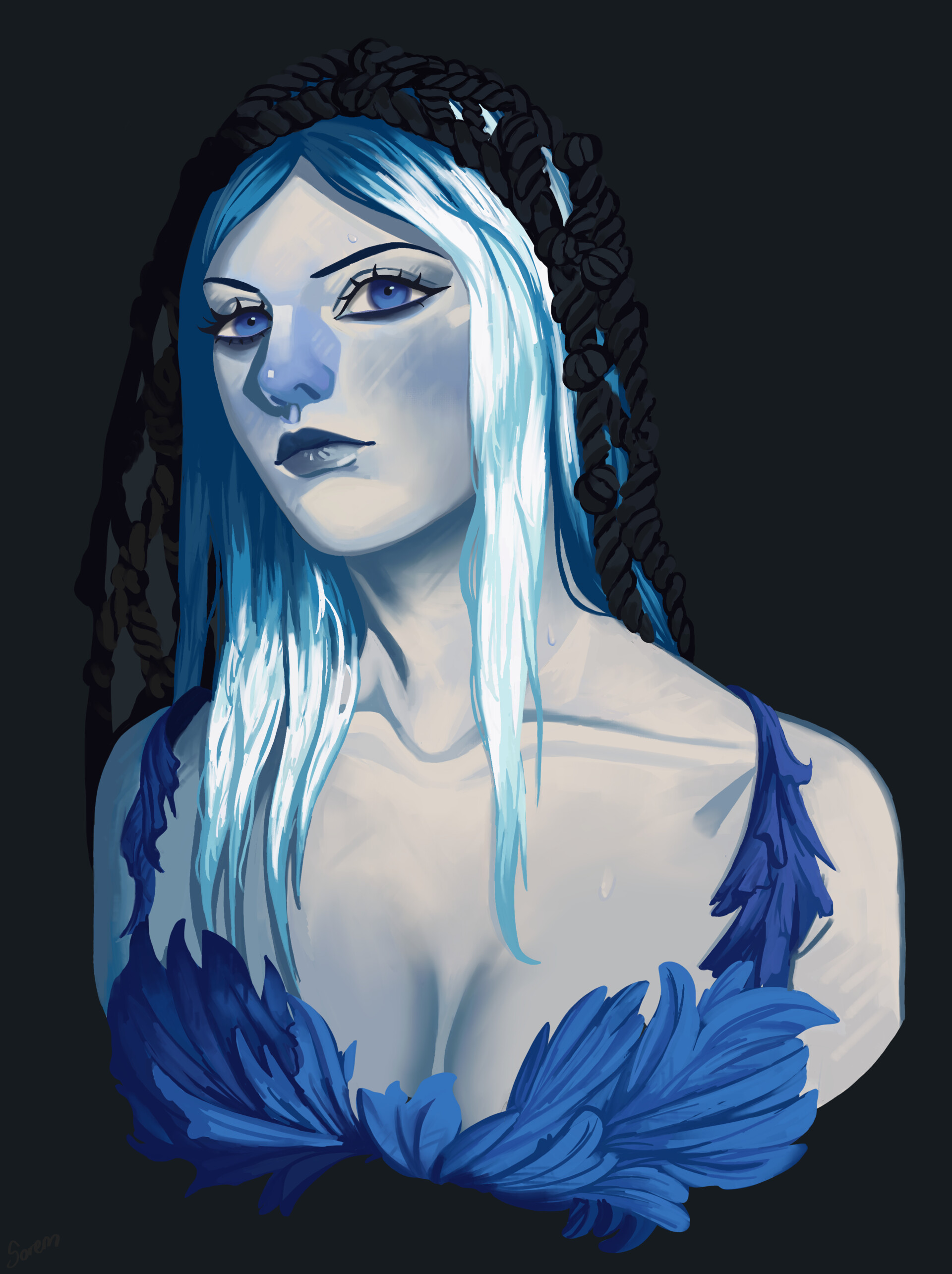 ArtStation - Selenia and her veins