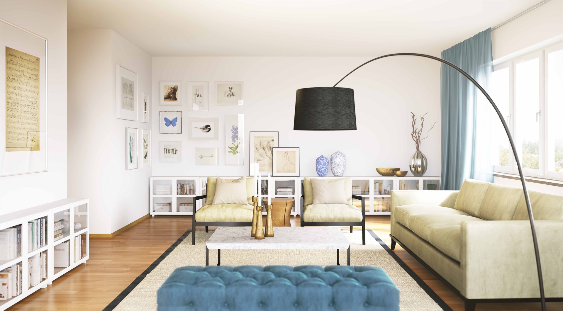Alex Gunnarsson - Art Direction - Living Room