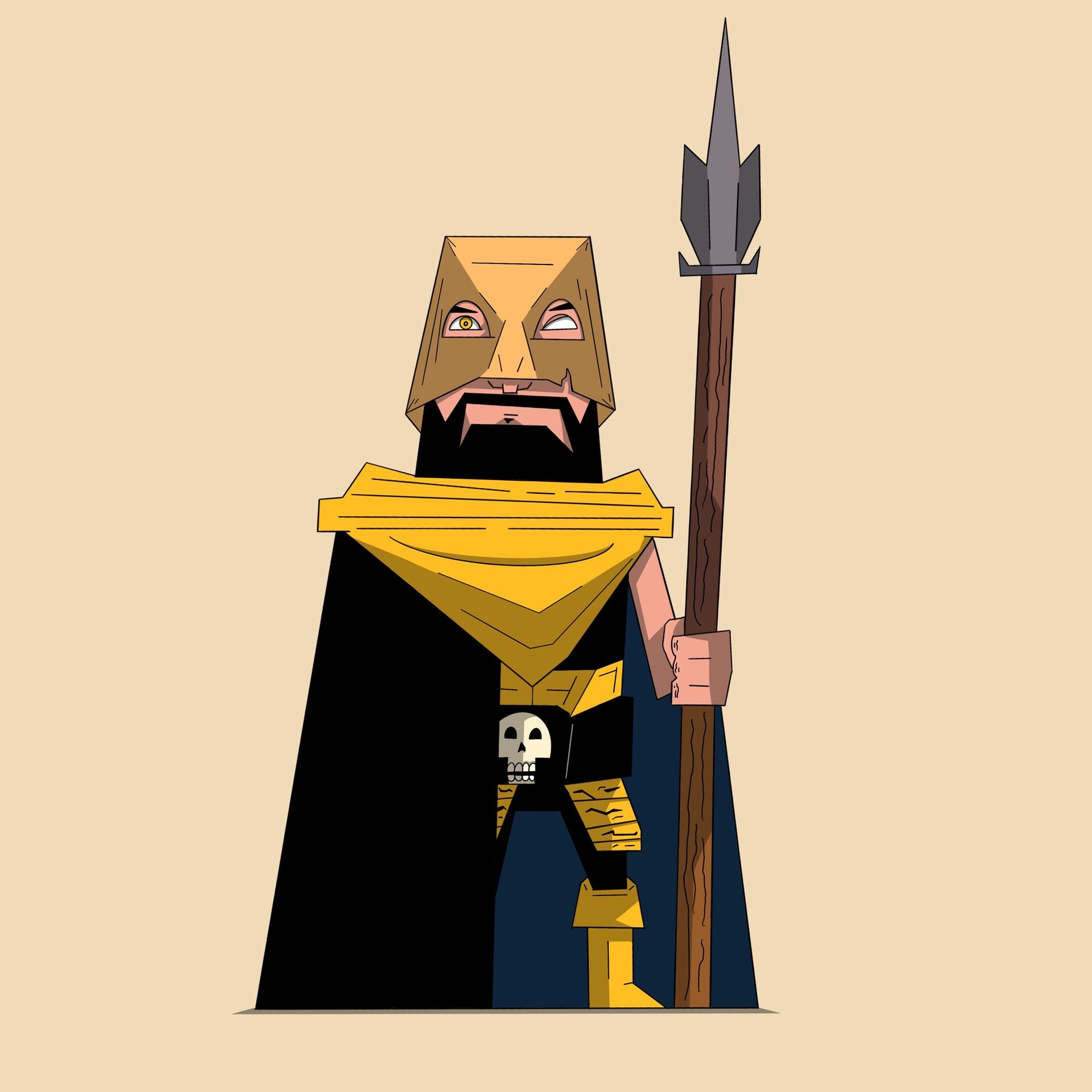 ArtStation - Paper Bag Warrior