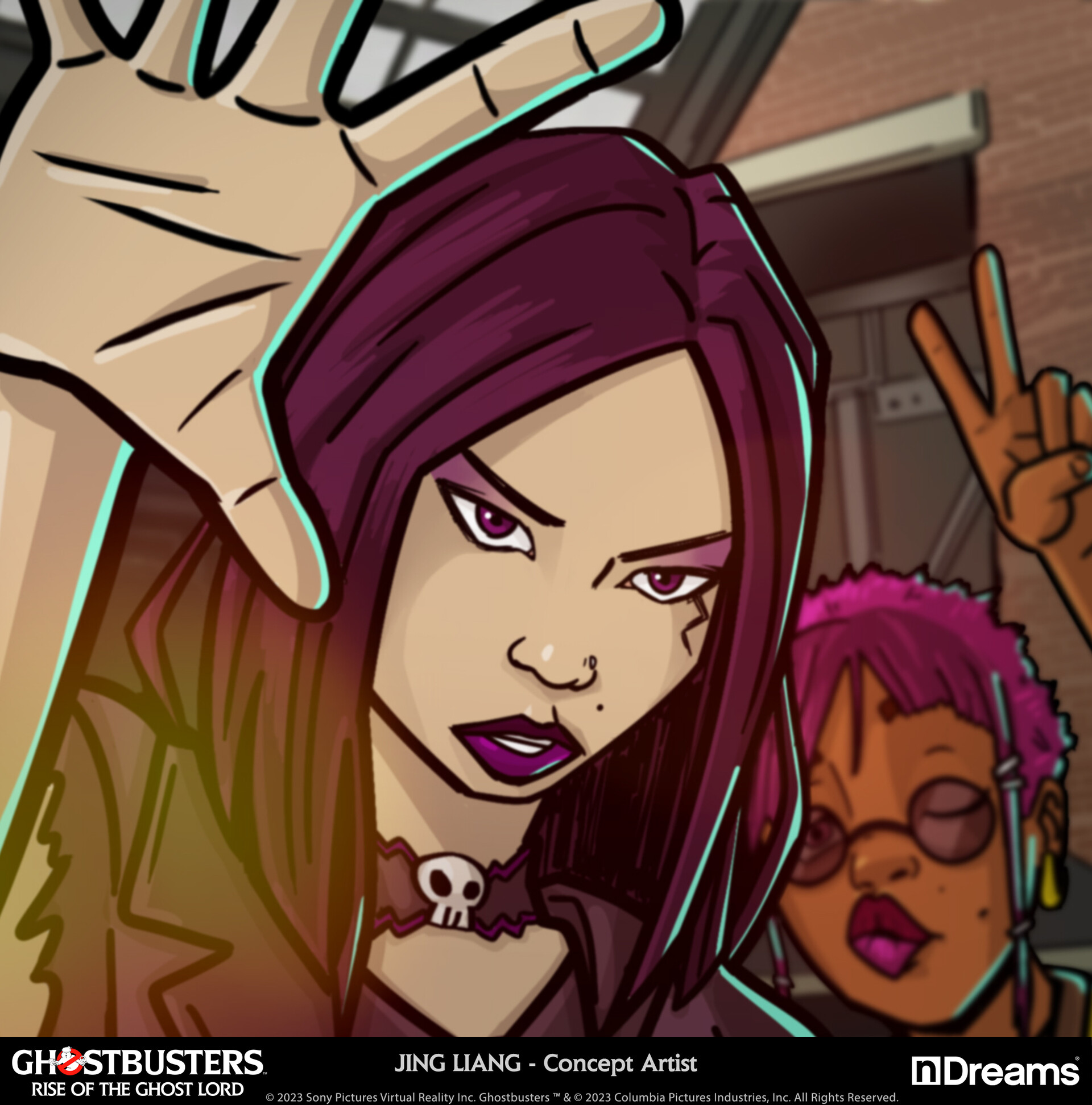 Jing Liang - Player Character Polaroids - Ghostbusters: Rise of the Ghostlord