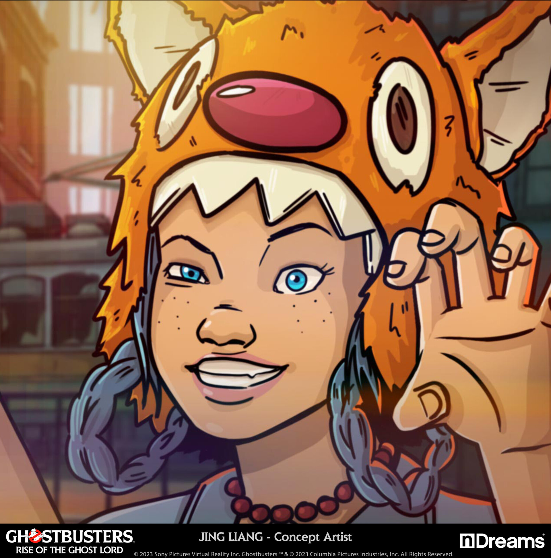 Jing Liang - Player Character Polaroids - Ghostbusters: Rise of the Ghostlord