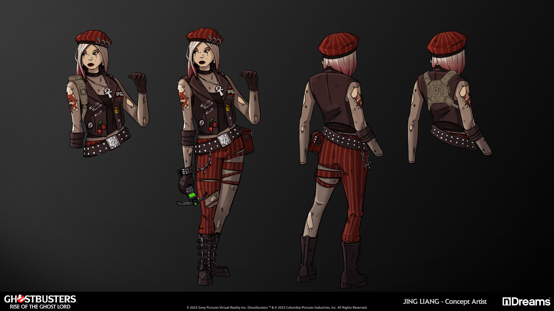 Jing Liang - Character Skins Concept Art - Ghostbusters: Rise of the Ghostlord