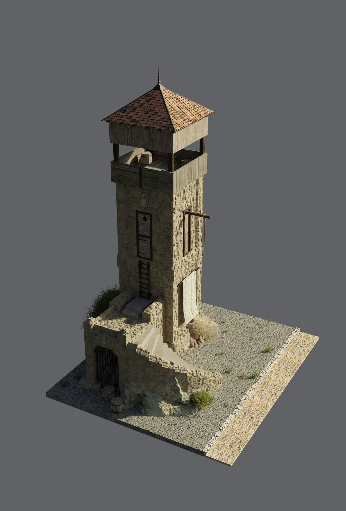 ArtStation - Guard tower concept