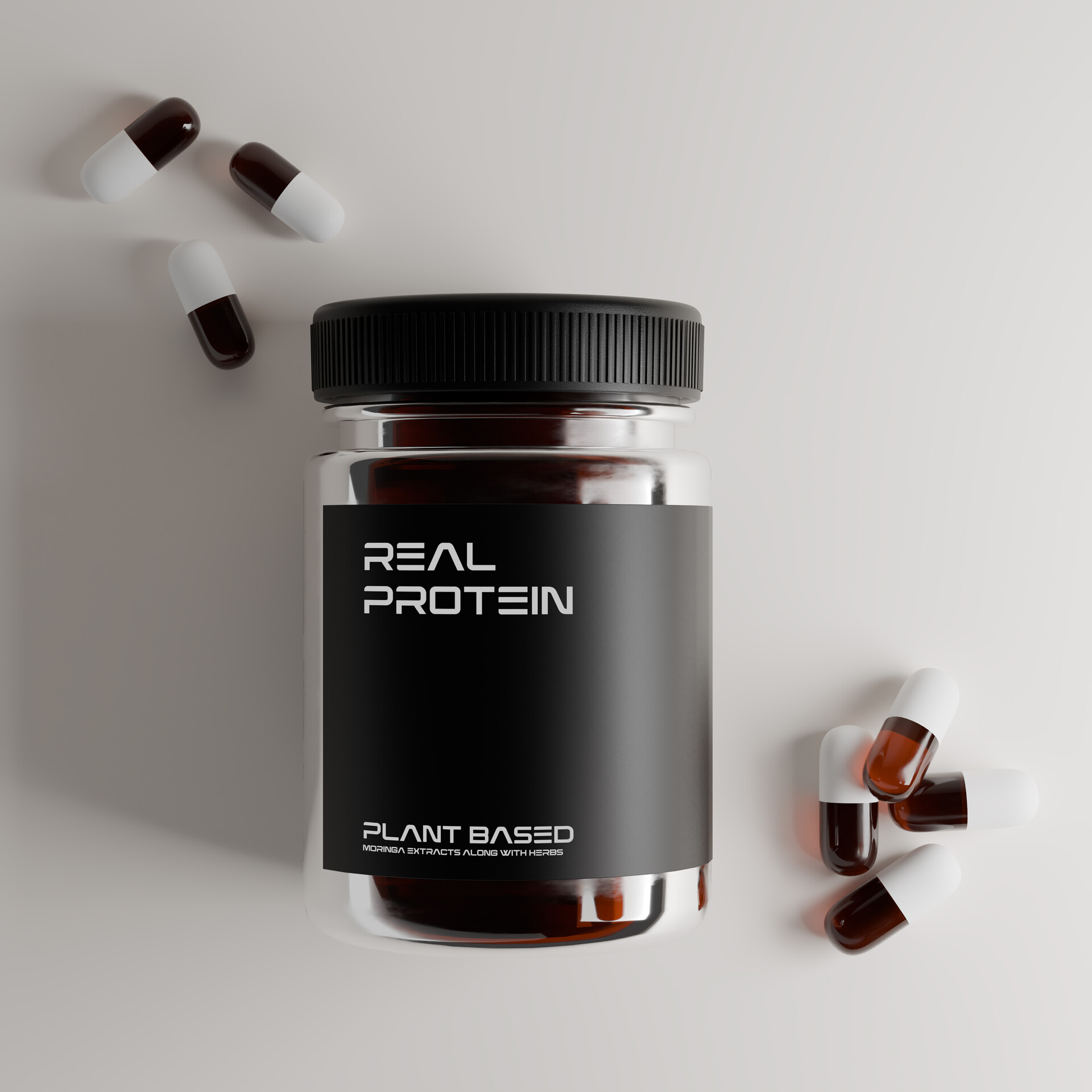 ArtStation - 3D SUPPLEMENT BOTTLE RENDER