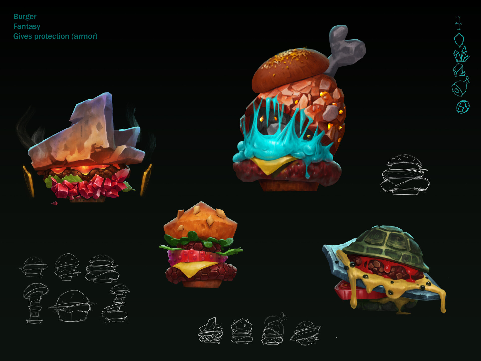 ArtStation - Fantasy Burgers