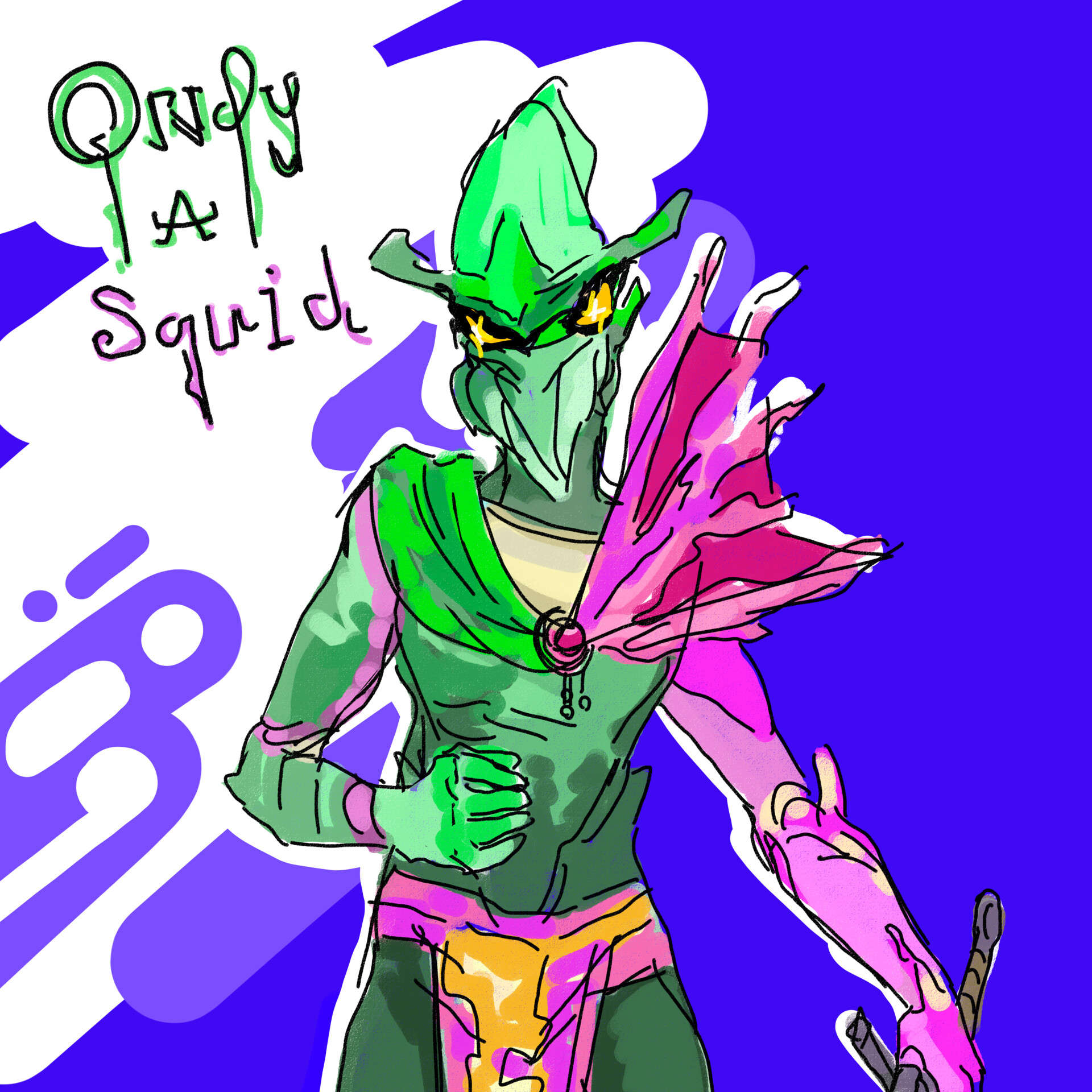 ArtStation - Only A Squid: Coral Warrior