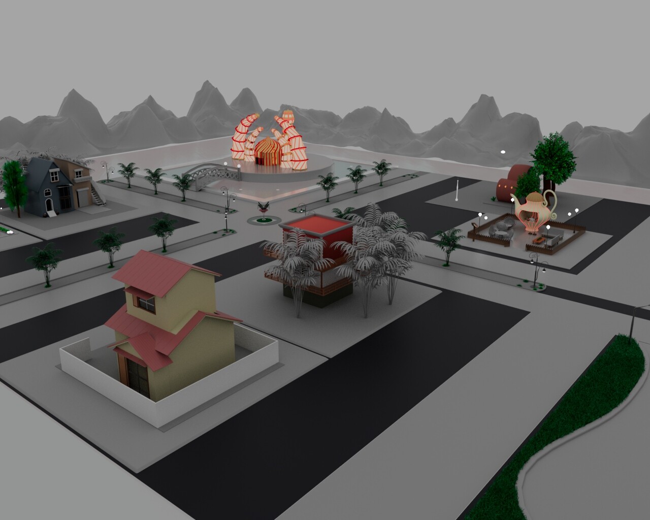 ArtStation - Classic City View Lights