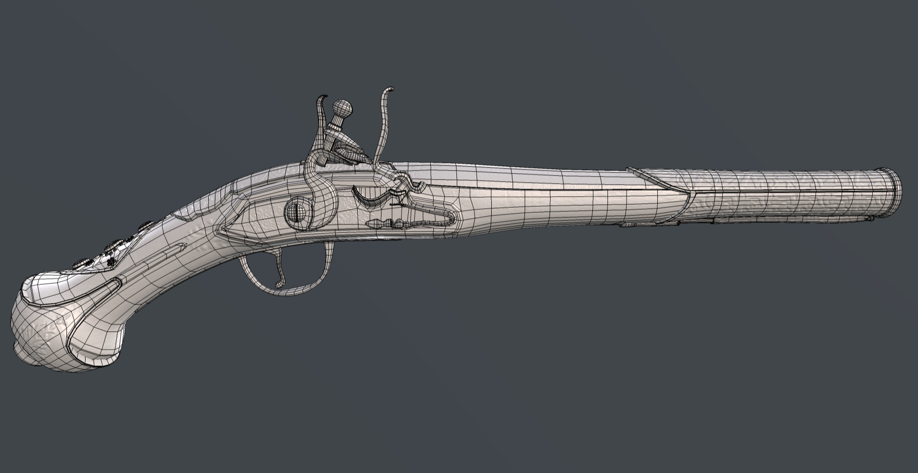 Anthony Zheng - Ottoman Flintlock Pistol