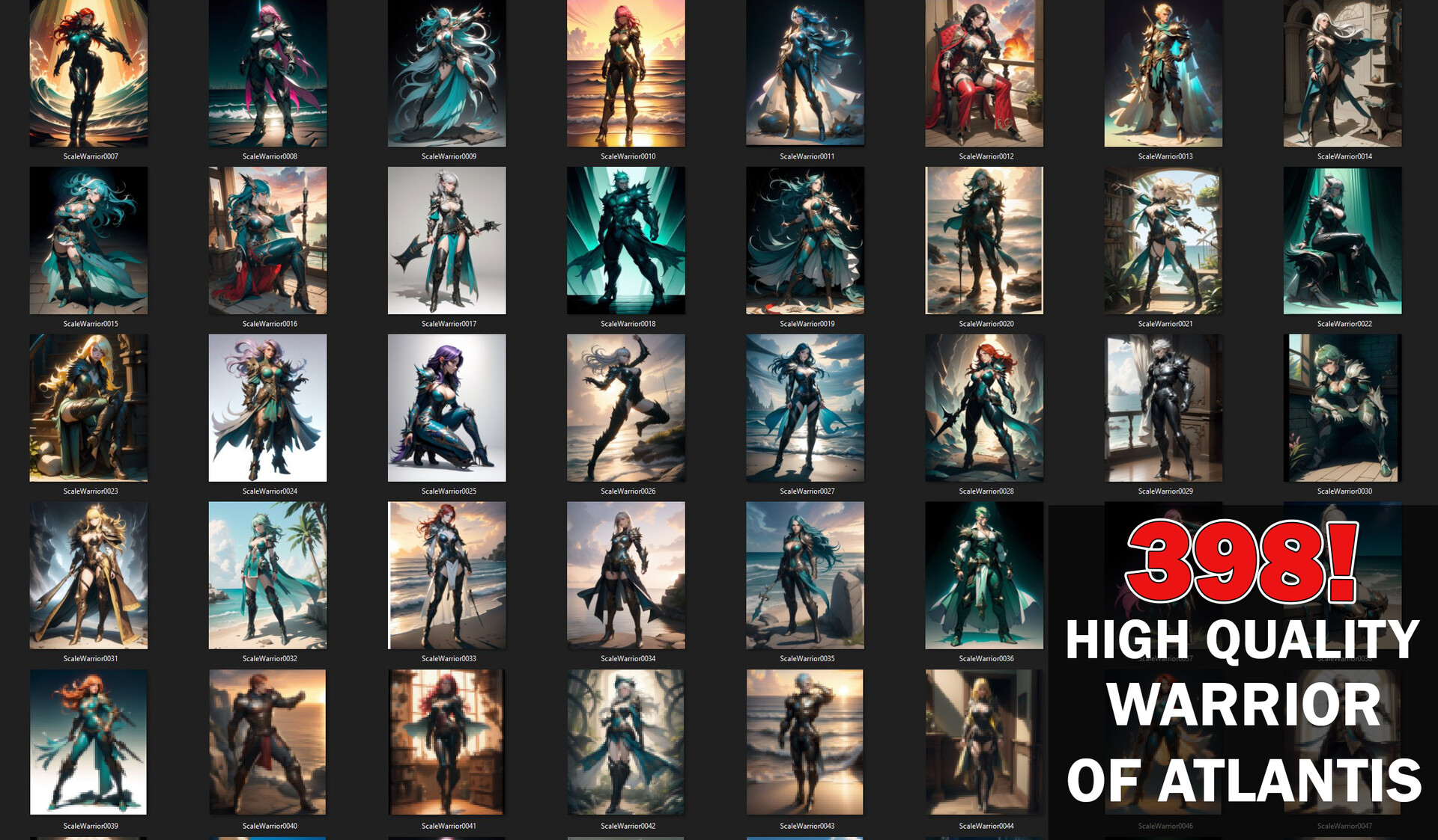 4K Anime Reference Art for Artists and Enthusiasts - 398 Warrior of ...