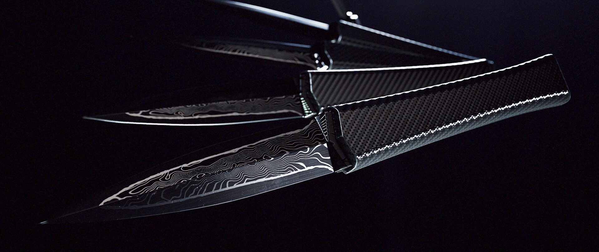 ArtStation - Damascus fixed blade