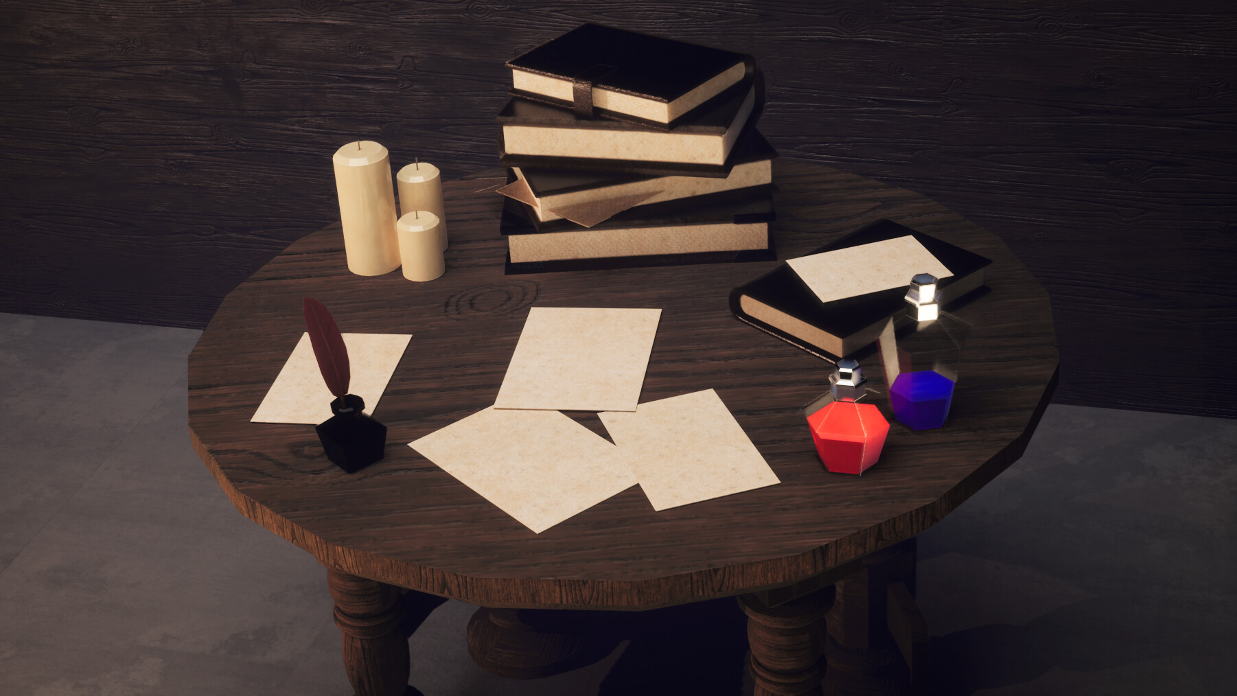 ArtStation - Table Scene