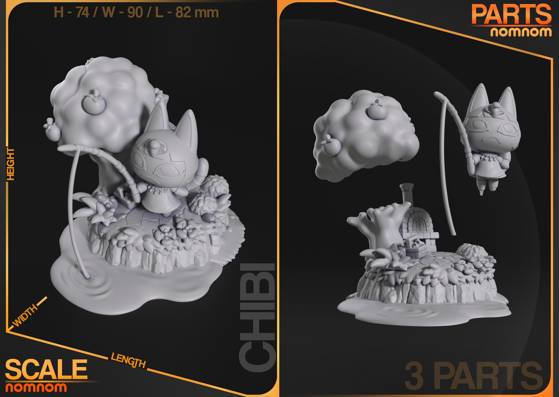 NomNom Figures - Chibi Ankha - Animal Crossing