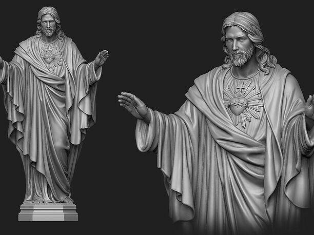 ArtStation - 3d Jesus Christ character modeling that will catch your ...