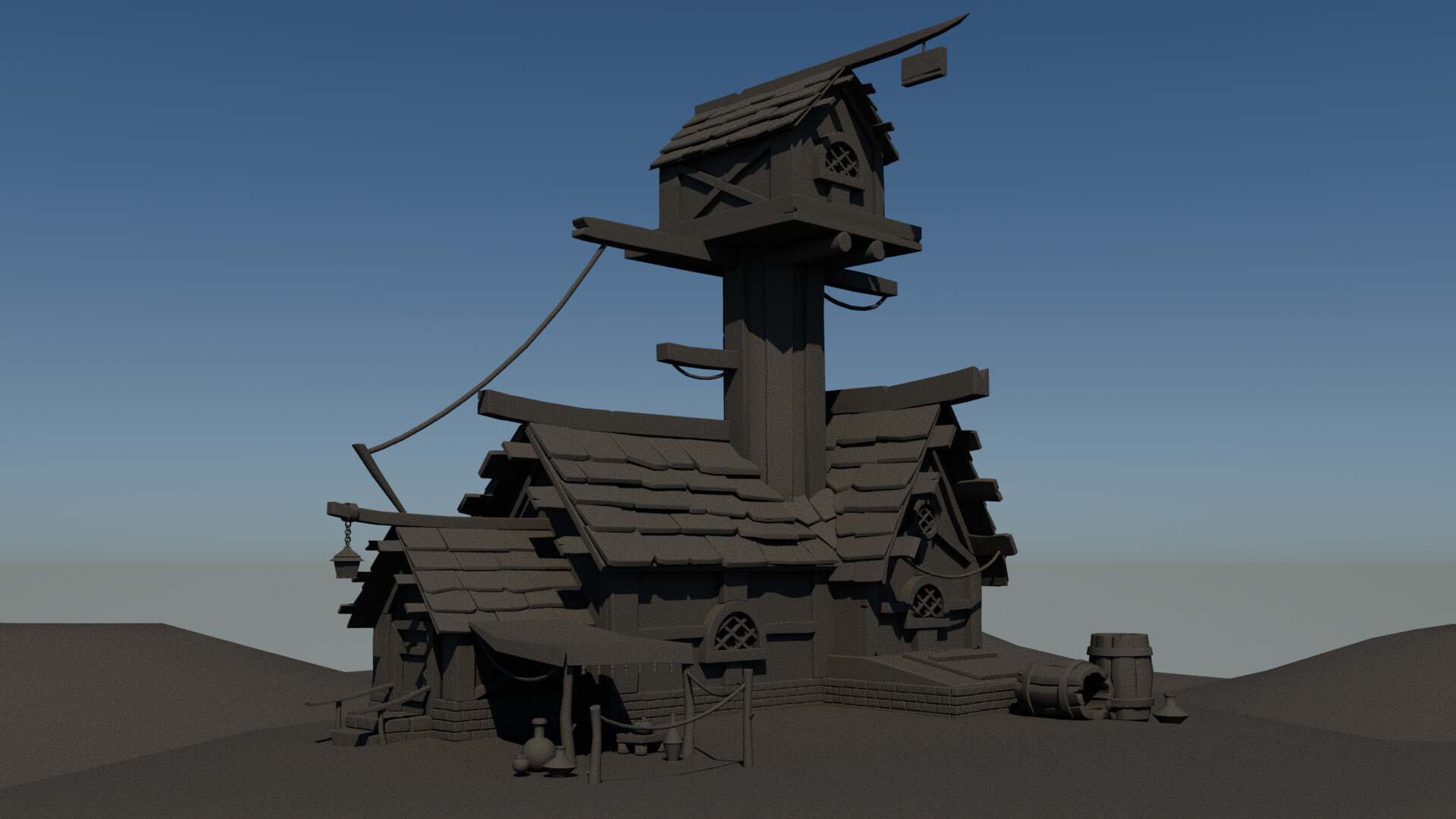 ArtStation - House Diorama