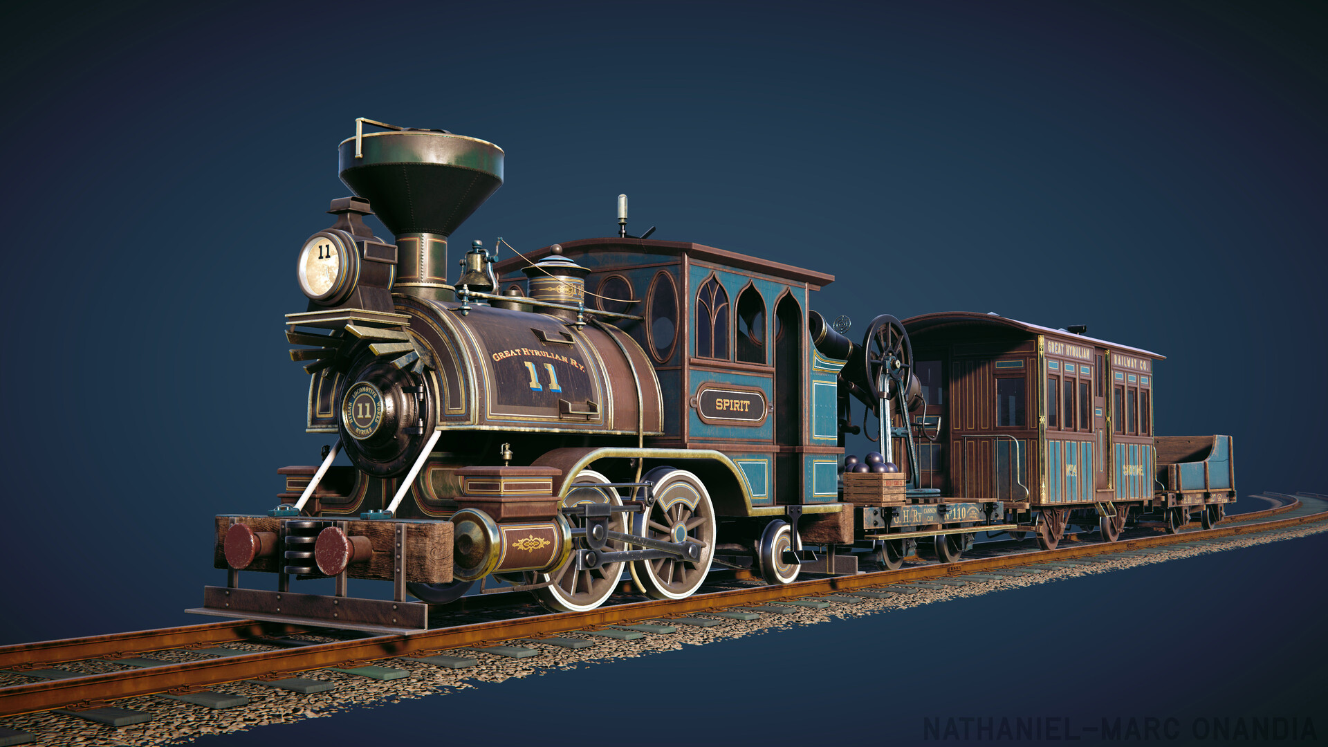 Nathaniel Onandia - 3D Artist - Spirit Train - A Legend Of Zelda ...