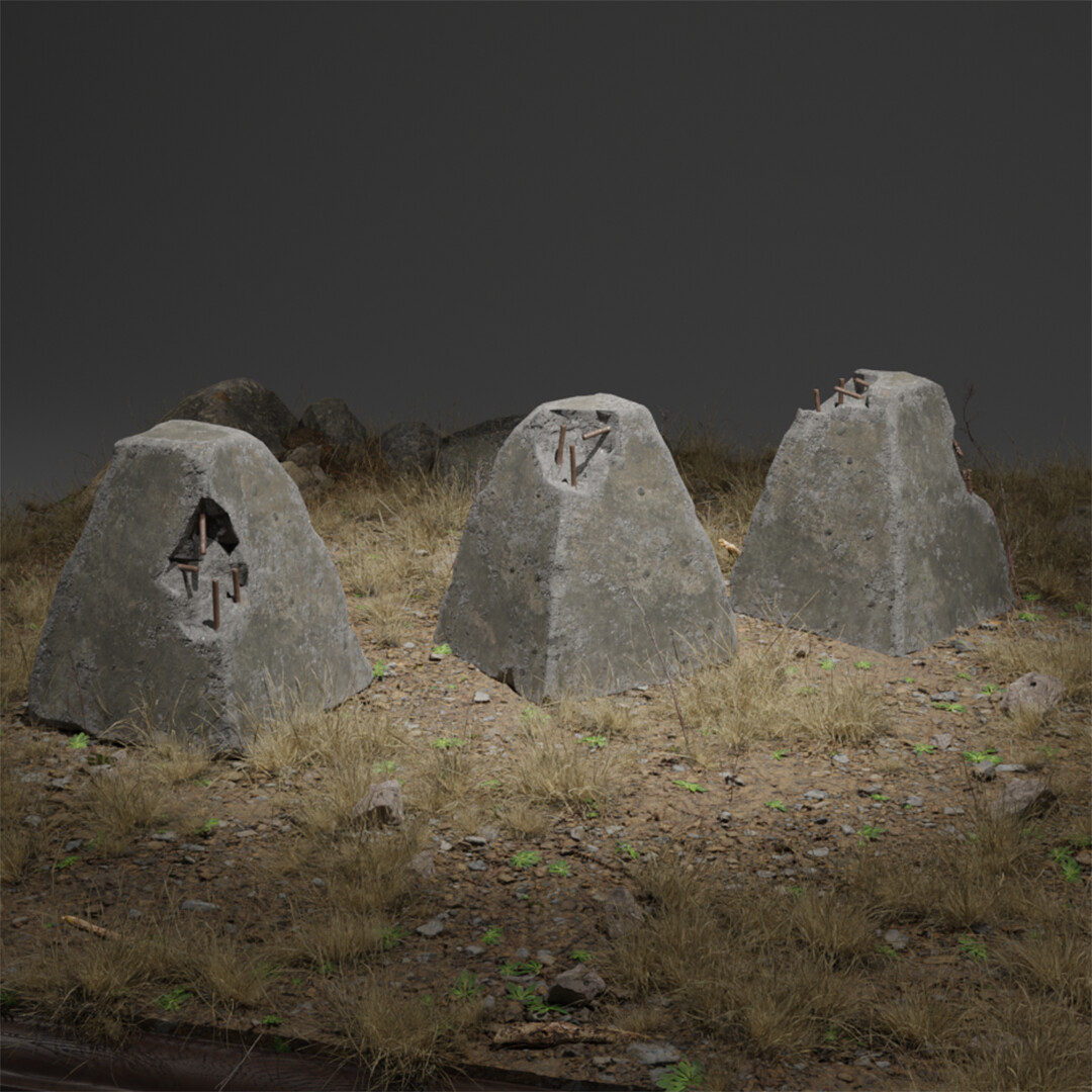 ArtStation - Concrete Obstacles