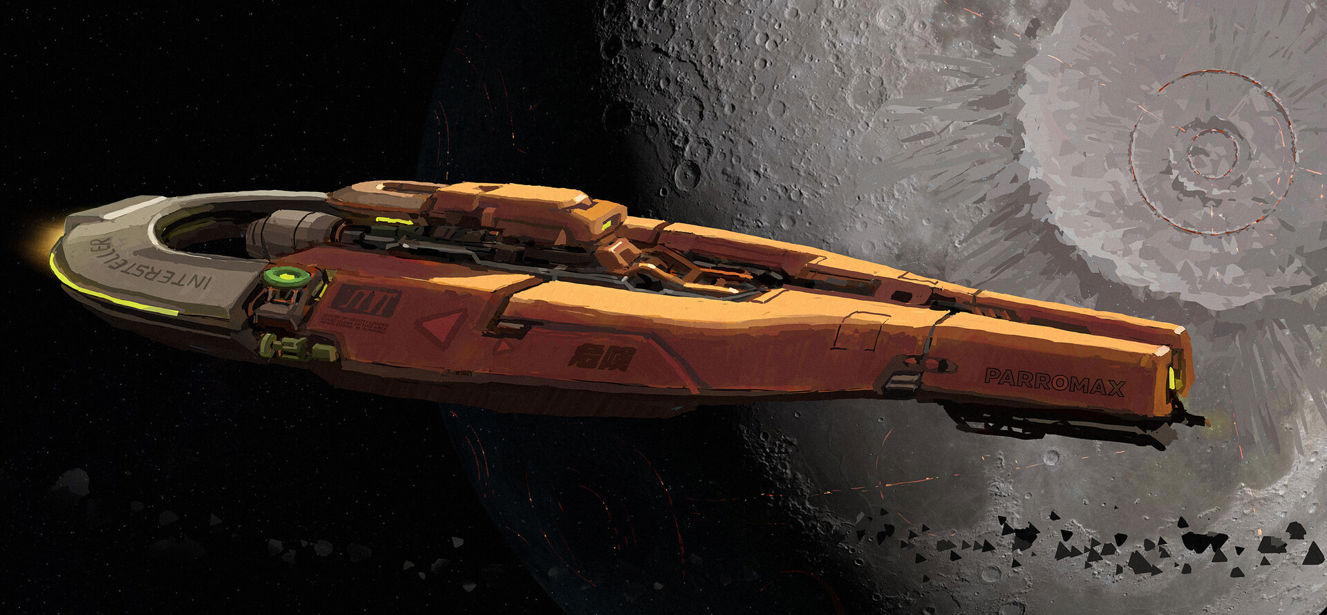 mark zhang - spaceship in space