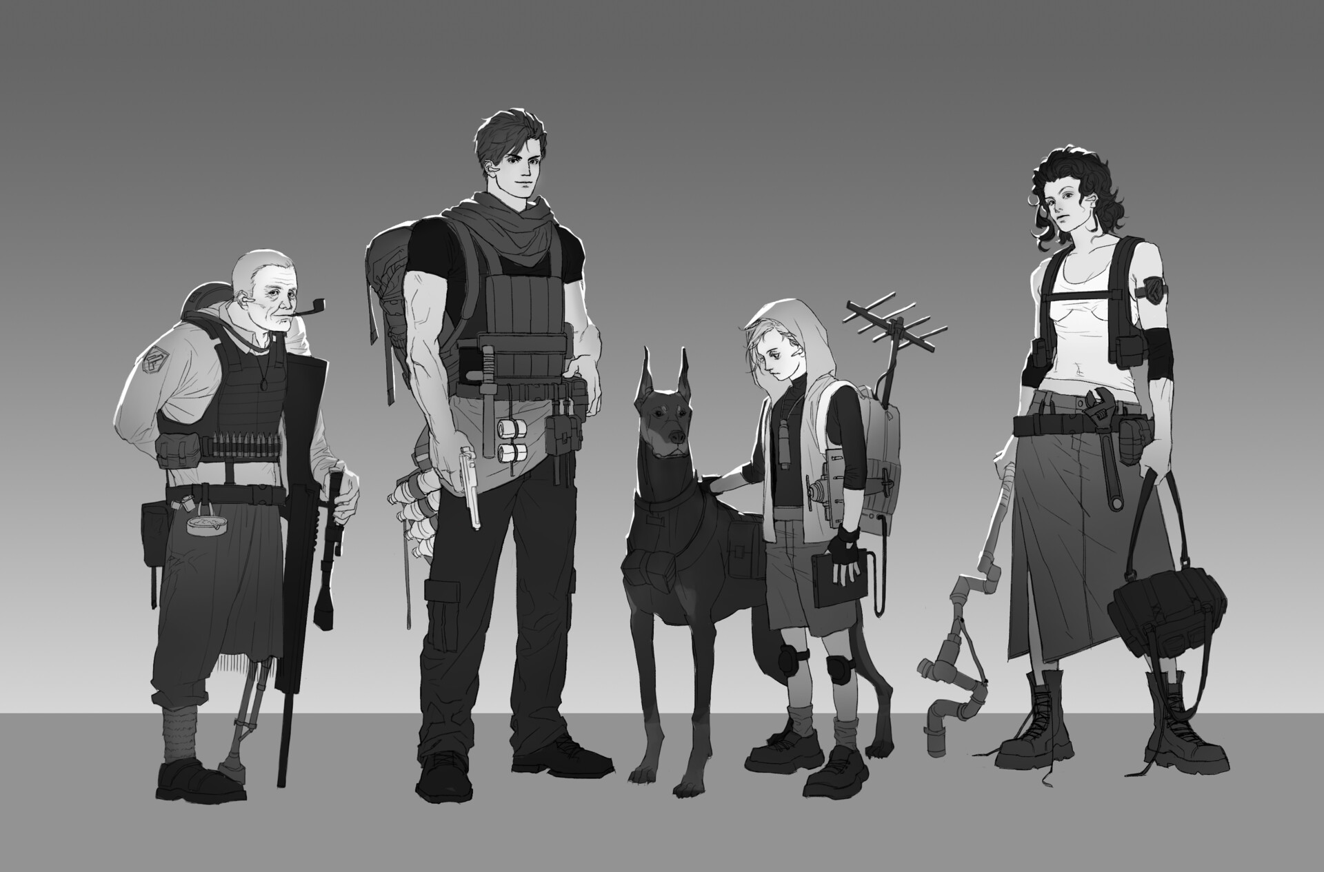 ArtStation - Group of Four (2024)