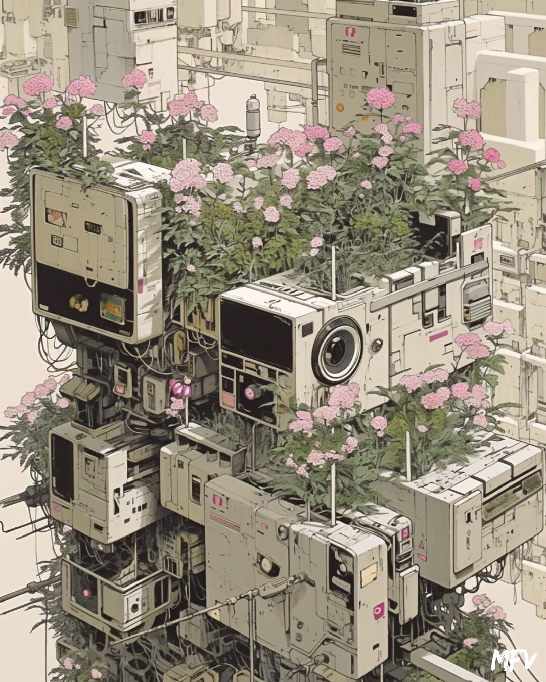 ArtStation - Techno-Garden