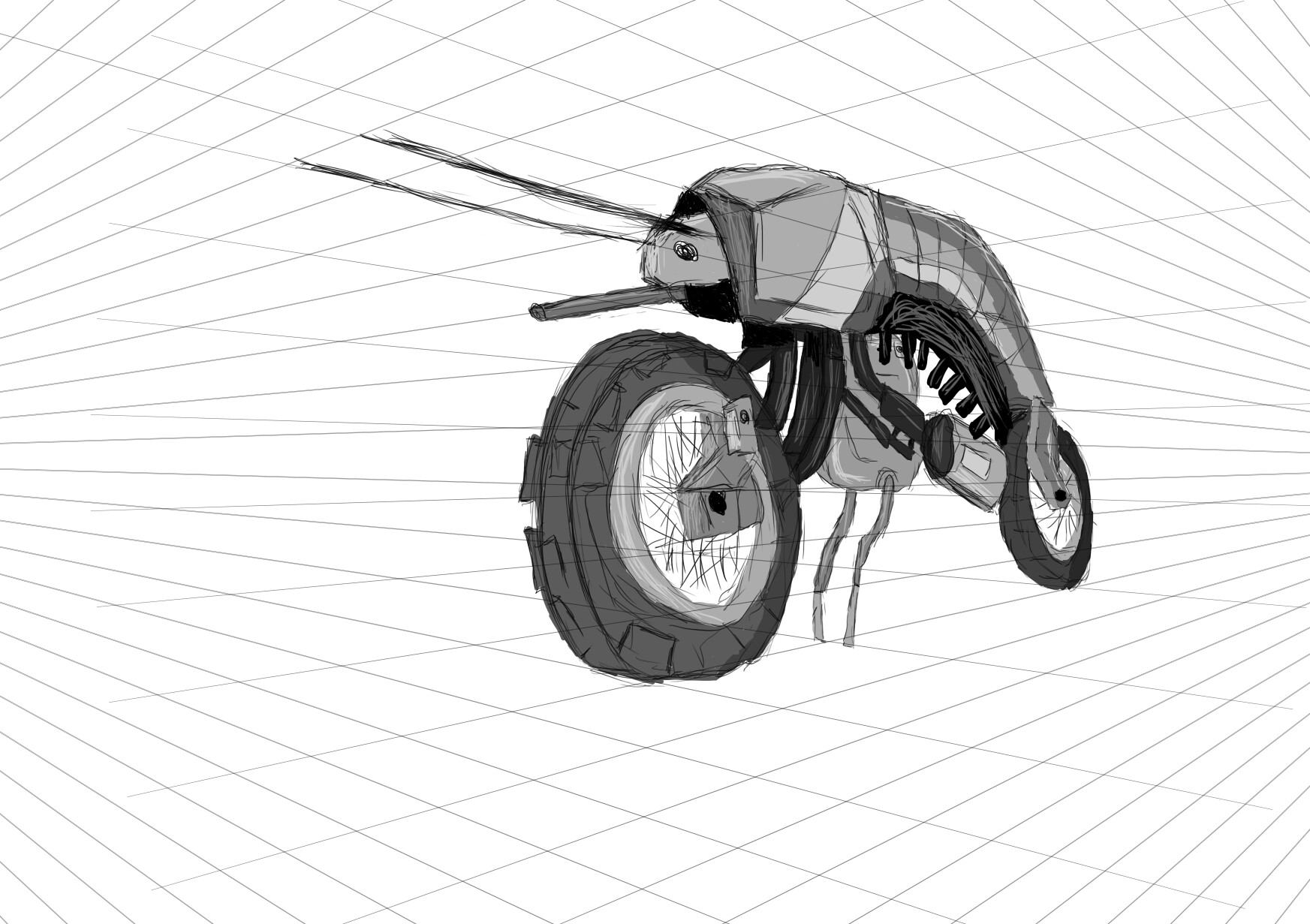 ArtStation - Shrimp bike