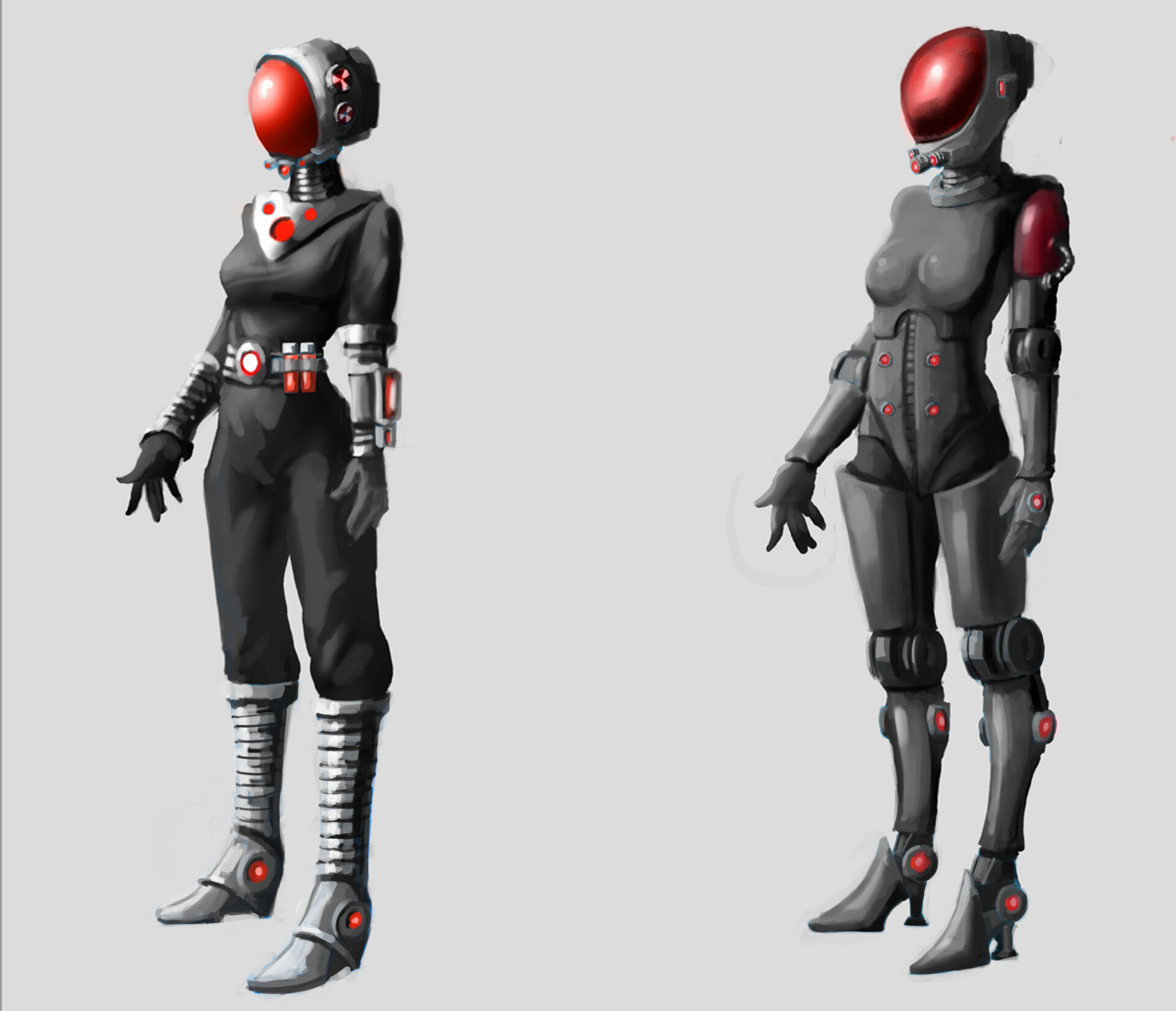 ArtStation - sci-fi enemy character concepts