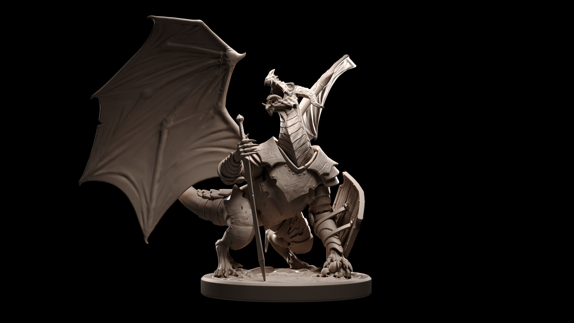 ArtStation - Armored Dragon