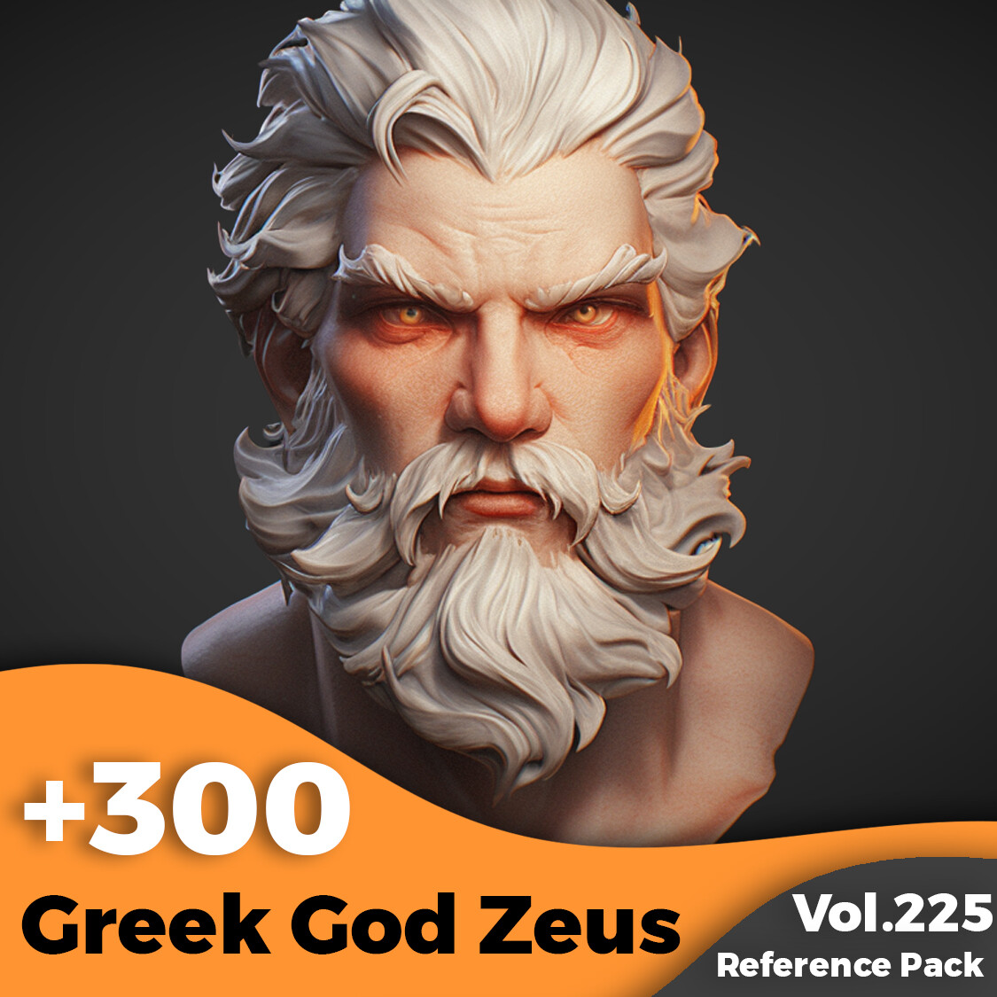 ArtStation - +300 Greek God Zeus Head Sculpt Reference (4k)