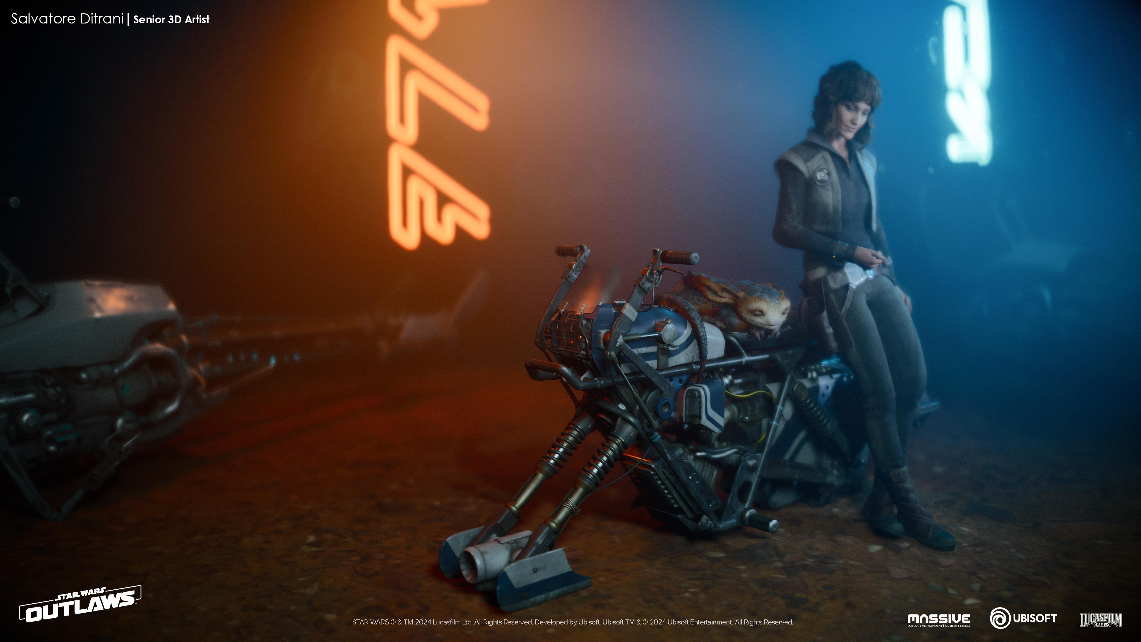 Ubisoft Star Wars Outlaws Art Blast - ArtStation Magazine