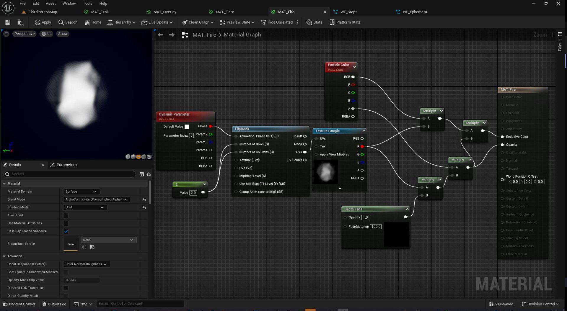 Ethan Du Toit Real-Time VFX Portfolio - Warframe | Wildfire and Flora Ephemera / Fan Concepts