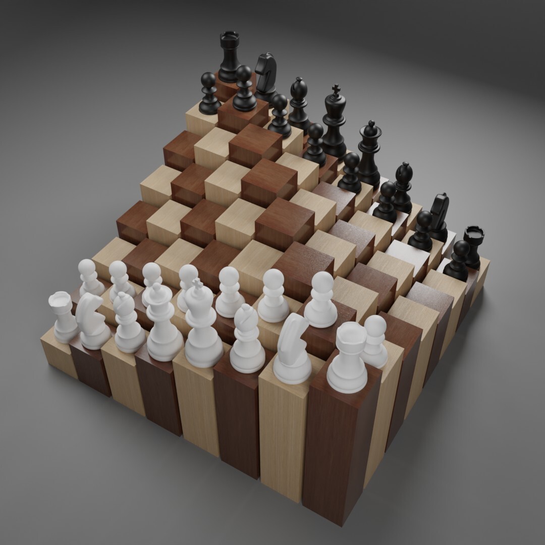 ArtStation - chess board