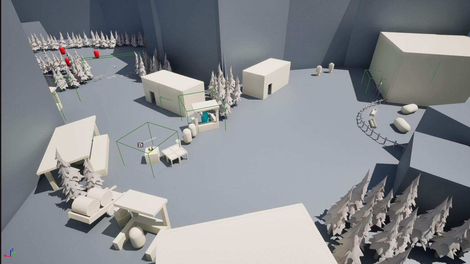 ArtStation - Market level white box