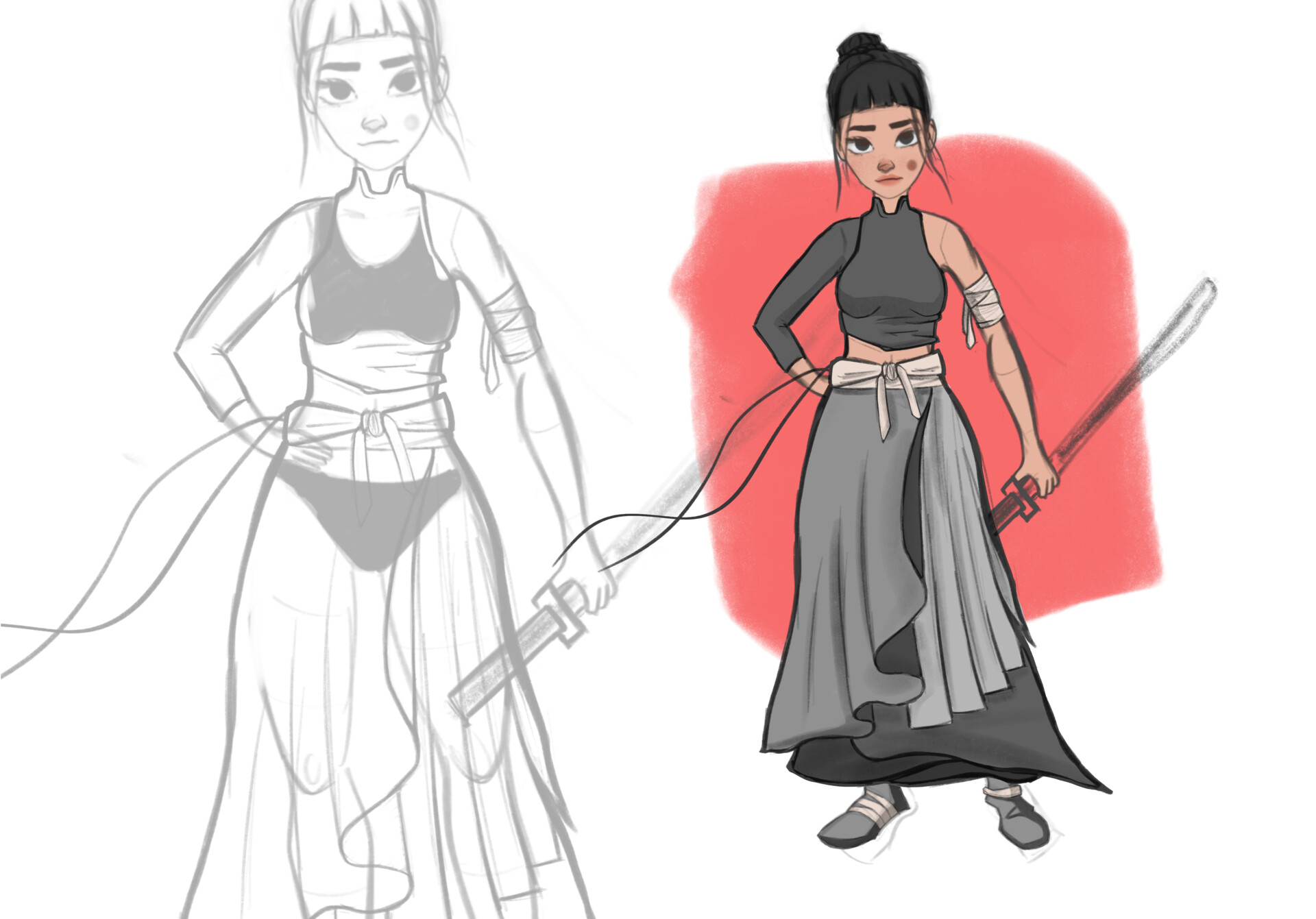 ArtStation - Tokoyo character design