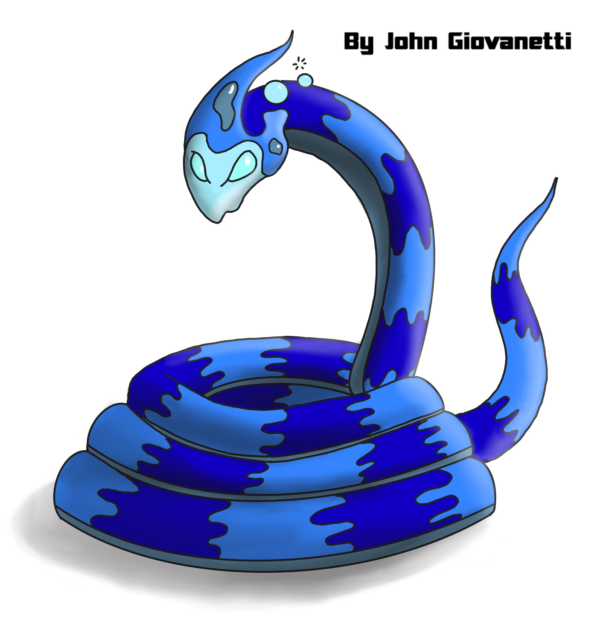 ArtStation - Monster 9: Hydro Snake