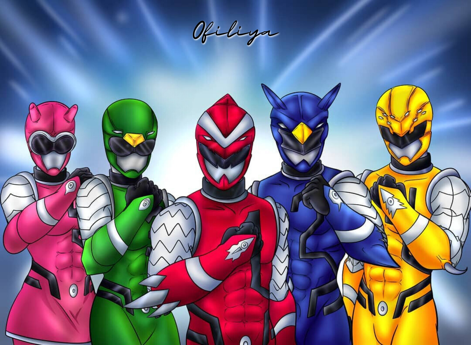 ArtStation - Power Rangers