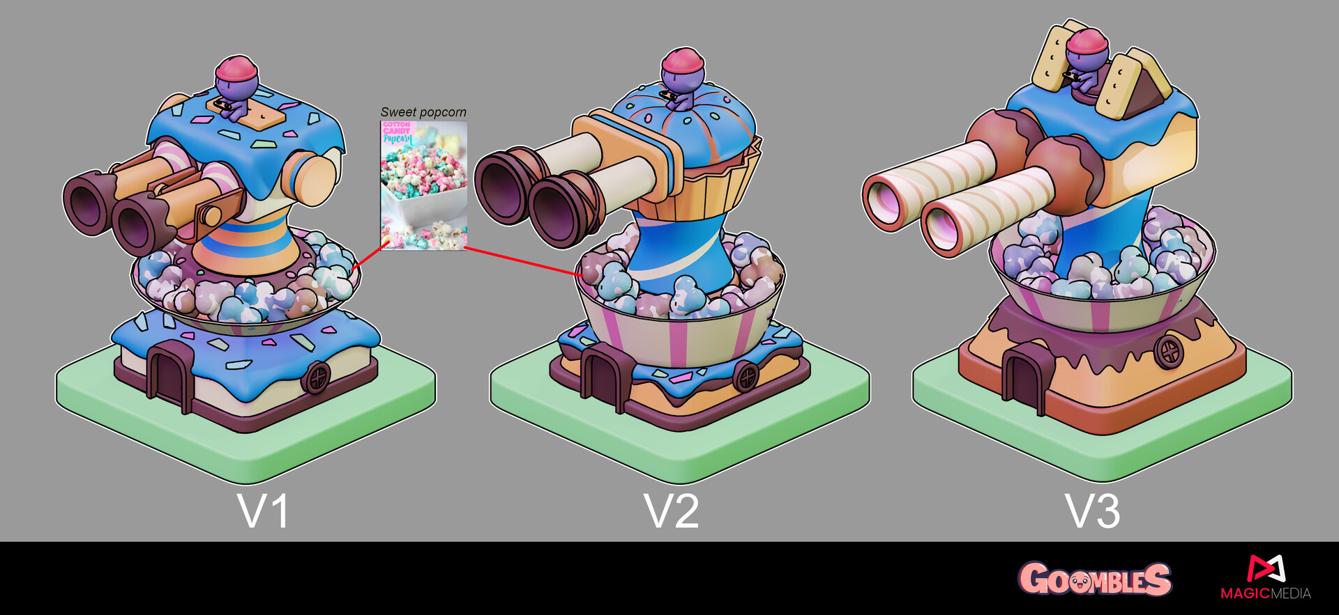 Marcos Torres - Goombles - Buildings Concept Art