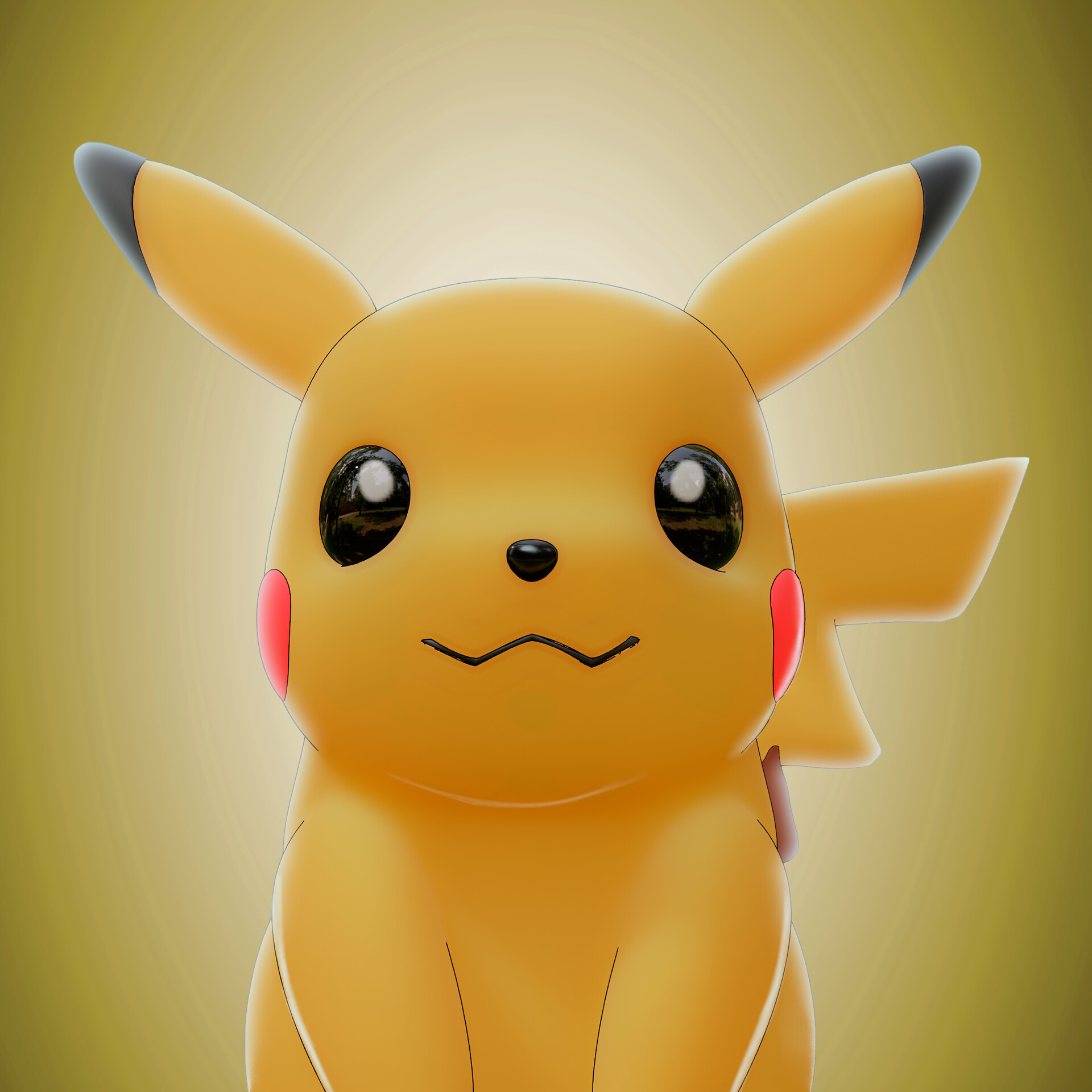 ArtStation - Pikachu 3D Model