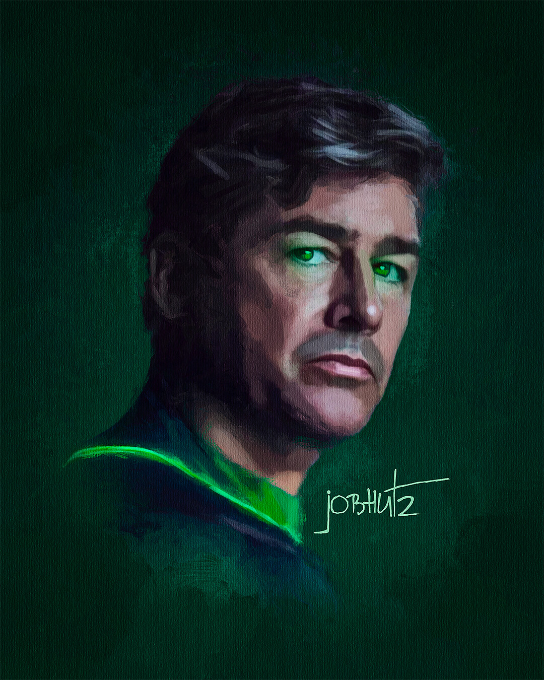 ArtStation - Kyle Chandler as Hal Jordan (concept by jobhutz)