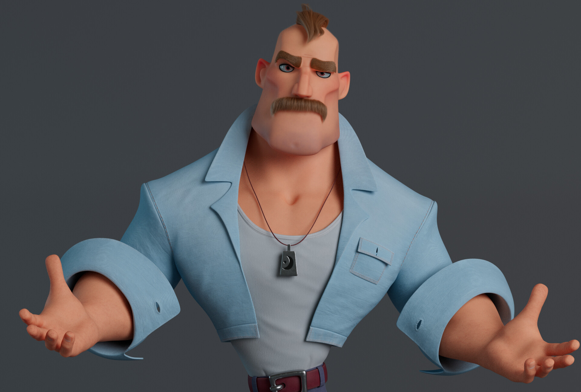 ArtStation - HANK Stylized character 3D MODELED