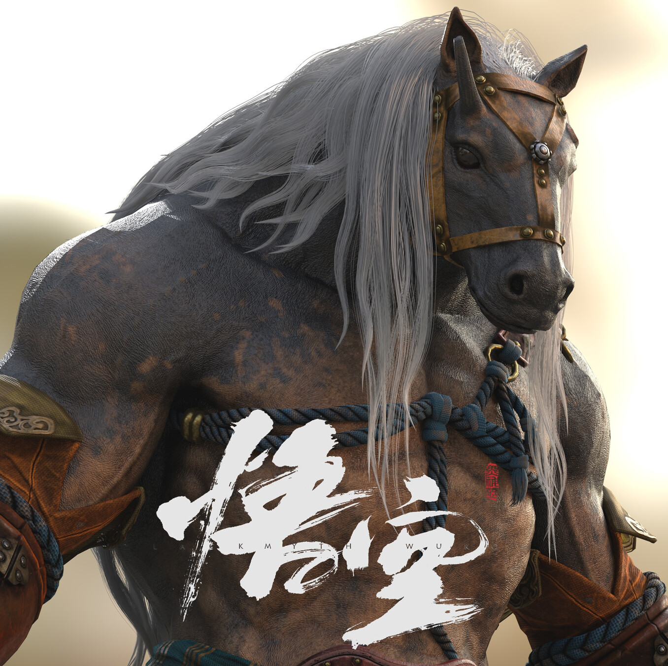 ArtStation - wukong Character Modeling——马哥
