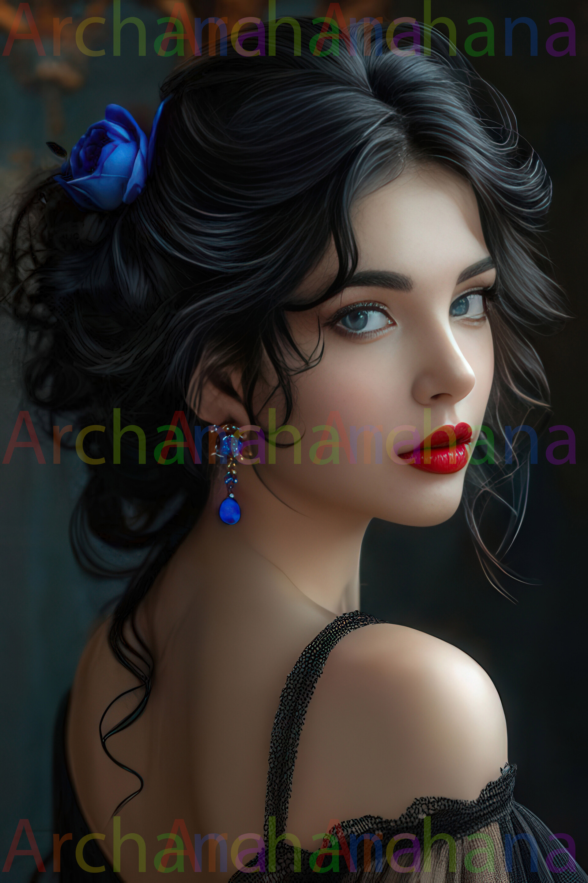 ArtStation - Mystical Allure: A Glimpse into Digital Divinity