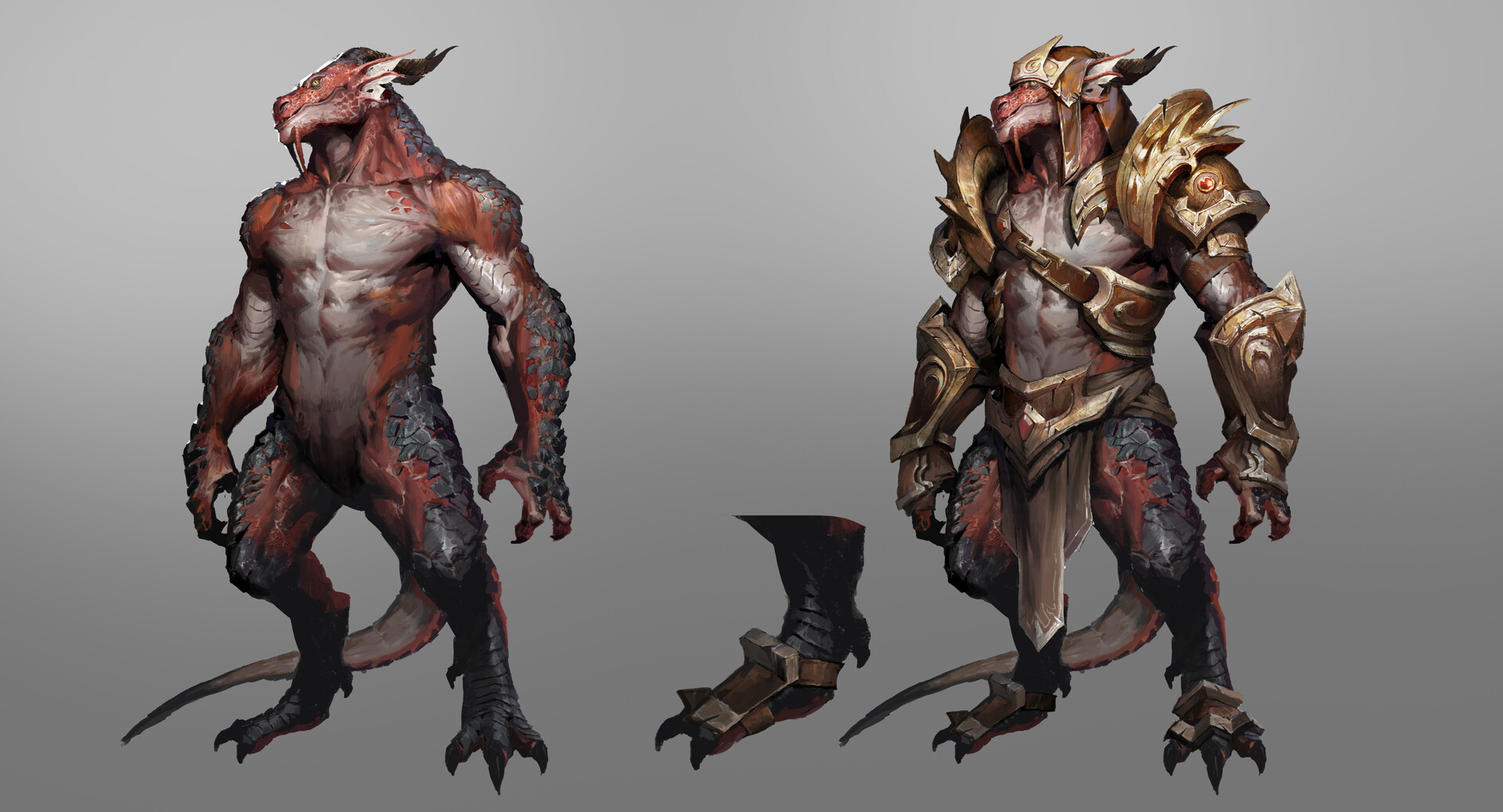 ArtStation - Drakonid concept